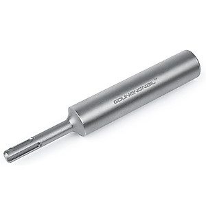 SDS-Plus Ground Rod Driver for 5/8 Inch and 3/4 Inch Ground Rods,Fits for Any SDS-Plus Rotary Hammer Drills with Flexible Vinyl Protective End Cap