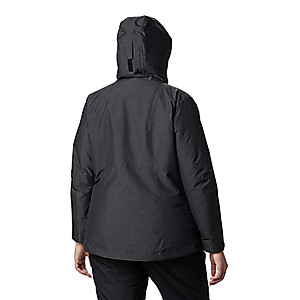 Columbia Women's Whirlibird Iv Interchange Jacket, Black Crossdye, X-Large