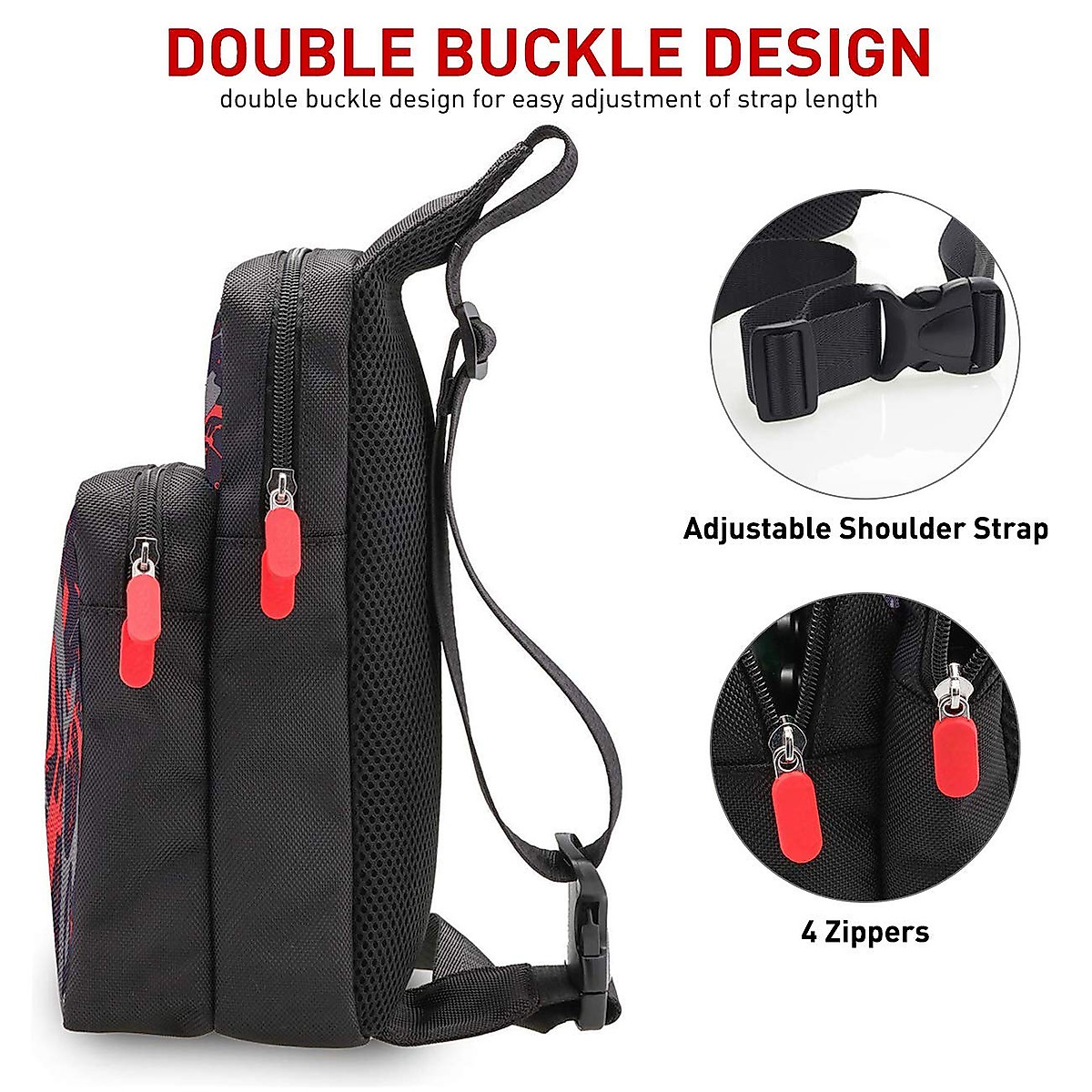 AIOMEST Travel Carry Bag for Switch, N-Switch Accessory Durable Shoulder Bag, Cross body Backpack with Breathable Mesh, Carrying Case for Game Sets