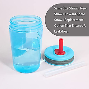 Replacement Straws Compatible with Zak Designs Kelso 15 oz Water Bottle, BPA-Free and Durable (Pack of 6)