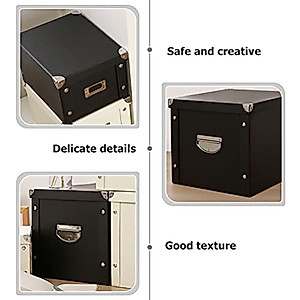 Cabilock Collapsible Storage Box Clothes Storage Case With Lid Bedroom Storage Holder