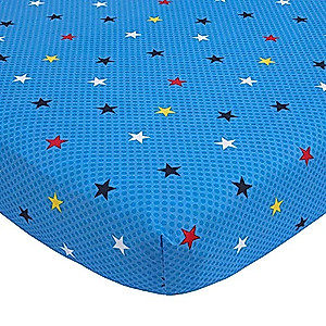 Warner Brothers Justice League 4 Piece Toddler Bedding Set, Grey/Blue/Red/Black