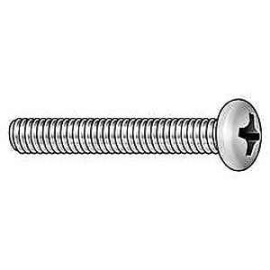 M3.5-0.6 x 16 mm. Pan Head Phillips Machine Screw, 100 pk.