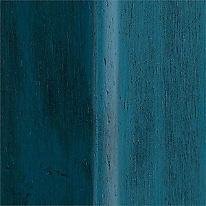 Winsome Wood Ivy Model Name Stool, Rustic Teal/Walnut 13.6x13.6x29.1