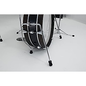 Tama Club-JAM Pancake LJK48P 4-piece Shell Pack with Snare Drum - Hairline Black