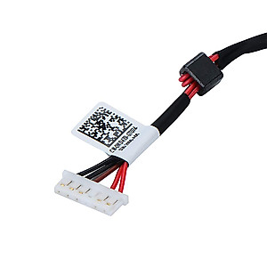 Iwlikey Replacement DC Jack Charging Port DC in with Cable Harness for Dell Inspiron 15 3551 3552 3558 3559 Series, Compatible with 450.030060001 [1 Pack]