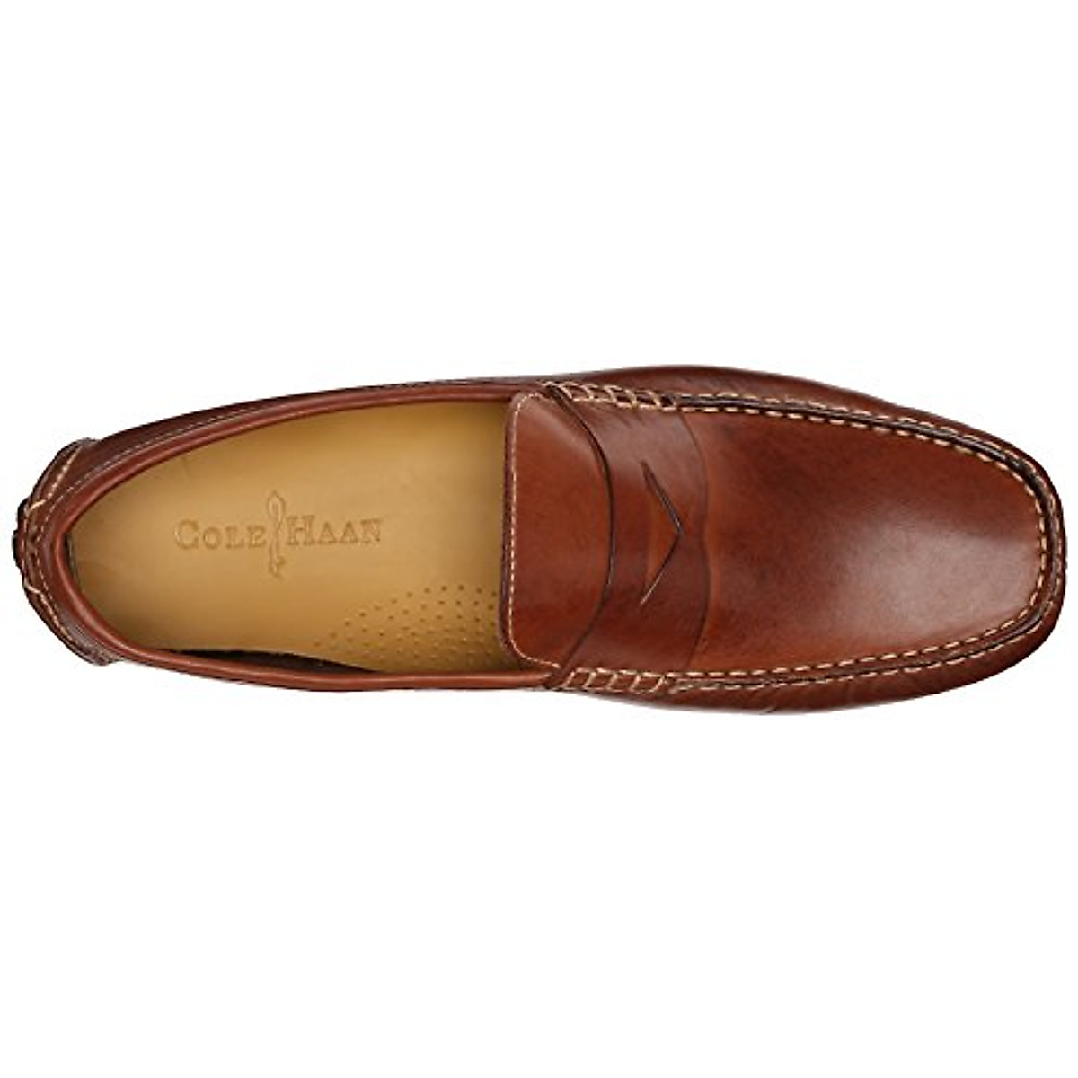Cole Haan Men's Howland Penny Loafer, Saddle Tan, 9.5 M US