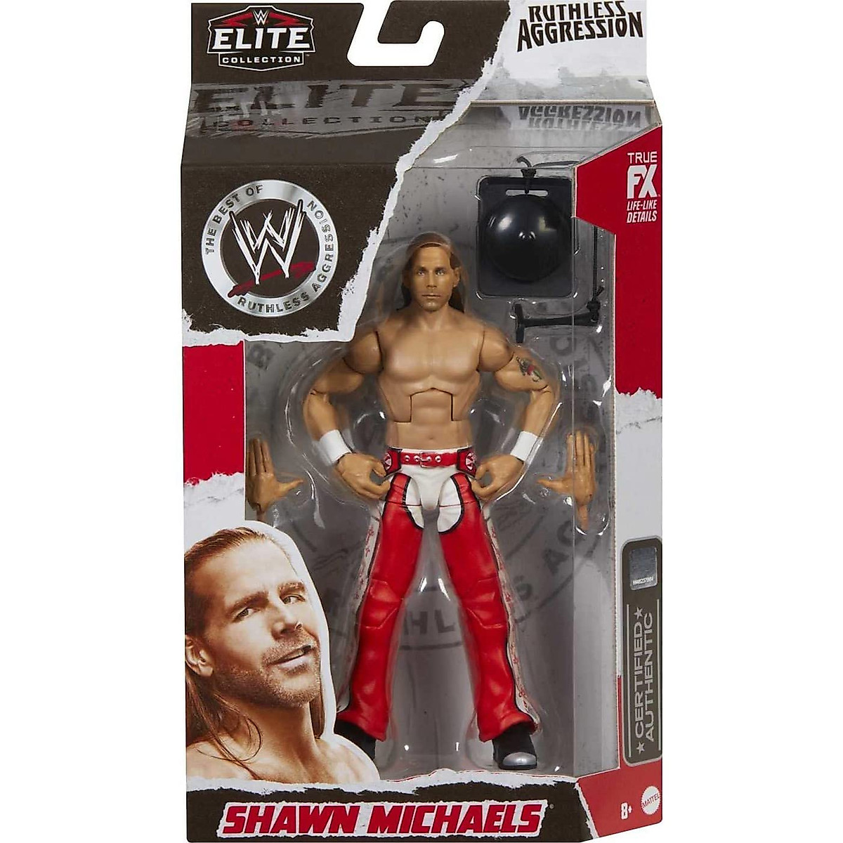 WWE Elite Collection Ruthless Aggression Series Articulated Wrestling Action Figures (Shawn Michaels)