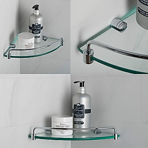 Kraus Elie Corner Bathroom Shelf, Chrome Finish, KEA-18846CH