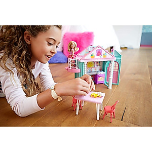Barbie Club Chelsea Two-Story Playhouse Playset and Teddy Bear