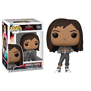 POP Marvel: Doctor Strange Multiverse of Madness - America Chavez Funko Vinyl Figure (Bundled with Compatible Box Protector Case), Multicolor, 3.75 inches