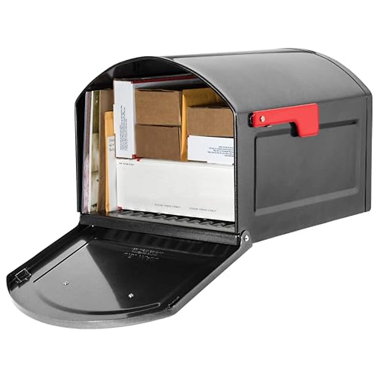 Architectural Mailboxes 950020P-10 Centennial Post Mount Mailbox, Extra Large, Pewter