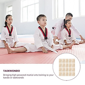20pcs Taekwondo Breaking Board Rebreakable Kick Boards Performing Wooden Taekwondo Punching Boards Training Accessory for Adult (10pcs 0.3cm, 10pcs 0.6cm)