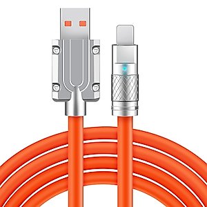 XNMOA USB Charging Cord Compatibility with iPhone 14 13 12 11 Pro Max Xr Xs X 8 7 iPad,6A Fast Charging Cable,6FT Charger Cord for iPhone,USB Cable Fast Charging Cord with High Speed Data Sync Charge