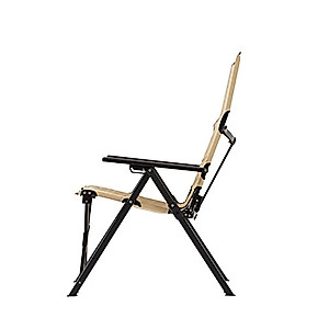 Coleman 2000032523 Ray Chair, Beige (Amazon Exclusive Color), 3 Levels of Reclining, Foldable, High Back