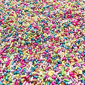 EHOPE 120G Fake Sprinkles Polymer Sprinkles Faux Sprinkles Resin Sprinkles Clay Sprinkles For Resin Fake Candy Sprinkles for Nail Art DIY Crafts Cake Phone Case( 10 Colors-120g )
