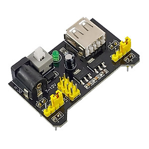 HUAREW Breadboard Kit with Power Supply Module， Jumper Wires，Battery Clip，830 & 400 tie-Points Breadboard