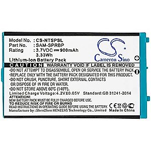 RWMM 900mAh Replacement Battery Compatible with AGS-003, SAM-SPRBP Advance SP, AGS-001, GBA SP