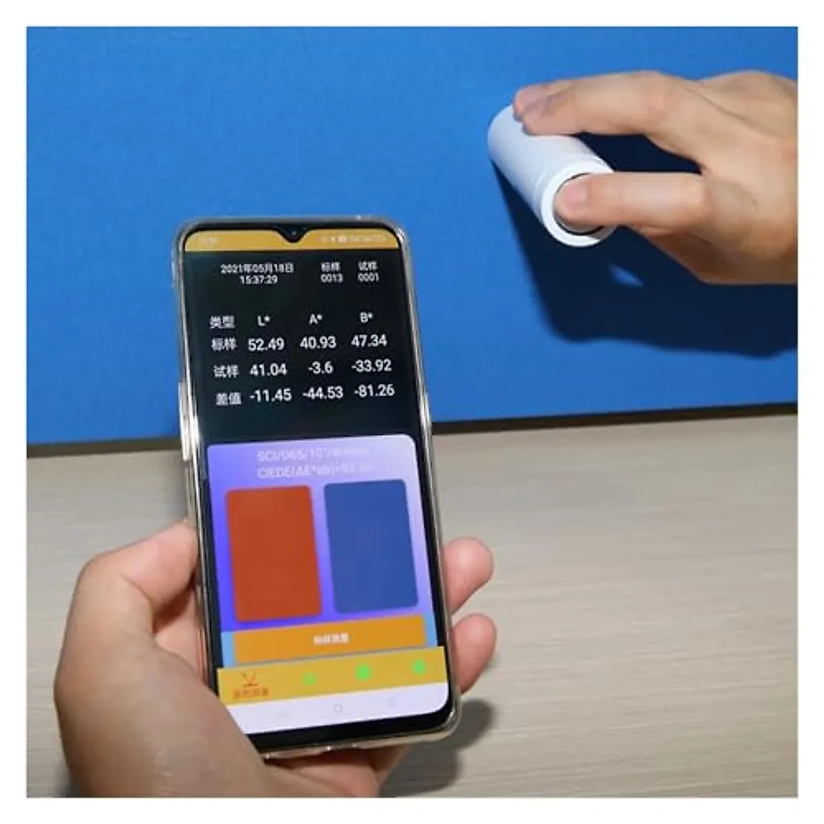 Colorimeter, CR3 Non-Contact Auto Calibration Colorimeter, Display Accuracy 0.01 8mm Measuring Aperture