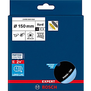 Bosch Professional 1x Expert Multihole Backing Pad Universal (Version Hard, Ø 150 mm, Accessories Random Orbital Sander)