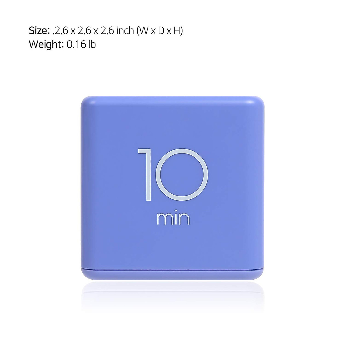 Mooas Cube Timer Violet (5,10,20 and 30 Minutes) & Mint (1,3,5 and 10 Minutes) Bundle, Timer for Studying, Cooking and Workout…