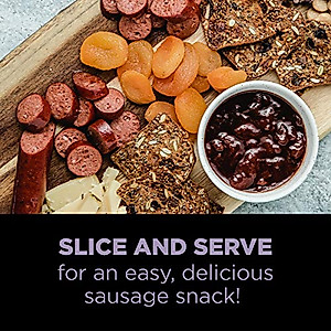 CharcutNuvo: Wild Game Bison Wieners - 10oz, 5 Pack - Fully Cooked and Smoked, Uncured Sausage Links - Paleo and Grass-Fed - No Antibiotics, Hormones, Gluten, Dairy or Sugar - No Nitrites or Nitrates