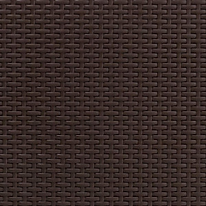 Flash Furniture Seneca Chocolate Brown Faux Rattan Loveseat with All-Weather Beige Cushions