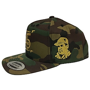 Fantasma Y SU 45 DE EL Chapo Guzman Gold HAT CAMO 2 Logos