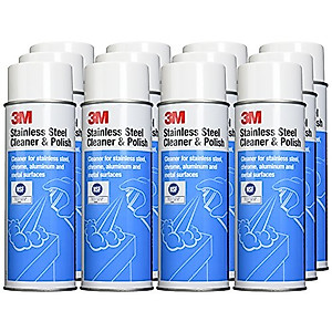 3M MROS3M101 Stainless Steel Cleaner and Polish (Pack of 12)