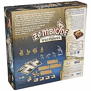 Zombicide Black Plague Wulfsburg Board Game EXPANSION | Strategy Game | Cooperative Board Game for Teens and Adults | Zombie Board Game | Ages 14+ | 1-6 Players | Avg. Playtime 1 Hour | Made by CMON
