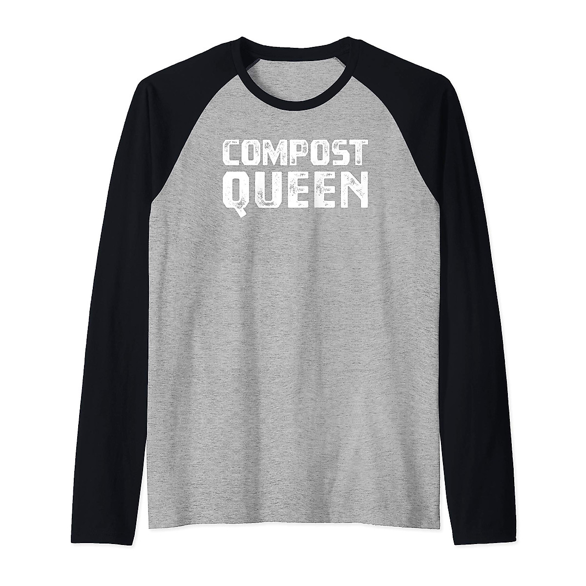 Compost Queen Homestead Garden Composting Raglan Baseball Tee