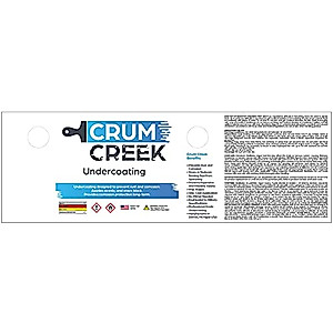 Crum Creek Rust Preventive Undercoating - 1 Gl - Rust Inhibitor - Automotive & Marine