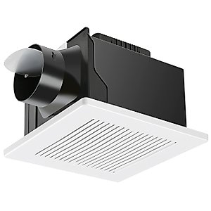 Nalle Exhaust Fan Square Bathroom Ceiling Ventilation Fan 110V Through Wall Exhaust Smoke Fan for Kitchen,laundry room,Toilets, Garage, Shopping Mall and Office 80 CFM 1.2 Sones