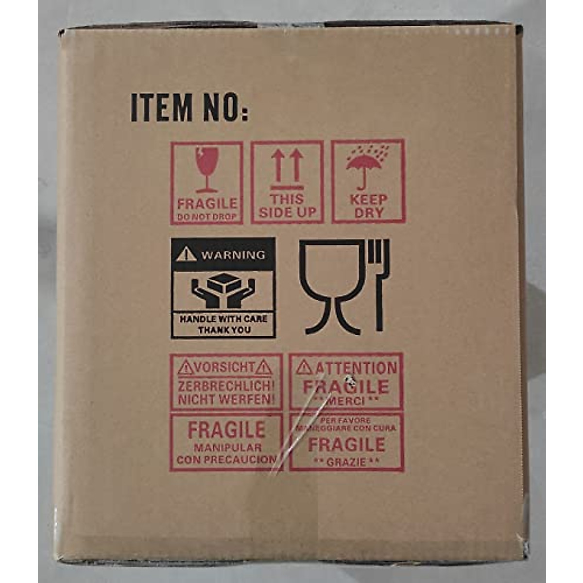 MALACASA Plates and Bowls Sets, 24-Piece Porcelain Dinnerware Sets for 6, Marble Grey Dish Set, Square Dinnerware Set with Dinner Plates and Bowls, Series IVY