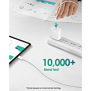 iPhone Charger Fast Charging, [Apple MFi Certified] Fast Charger 20W PD USB C Wall Charger with 6FT Type C to Lightning Cable Compatible with iPhone 14 13 12 11 Pro Max/Pro/XS Max/XS/XR/X, iPad