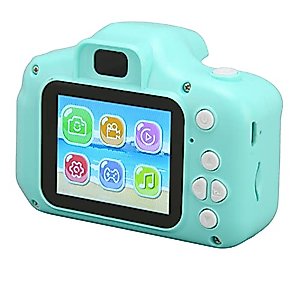Kids Camera Digital Camera Cartoon Cute Rounded Design 2 Inch IPS Screen Auto Focusing Children Camera Toy Birthday Gifts