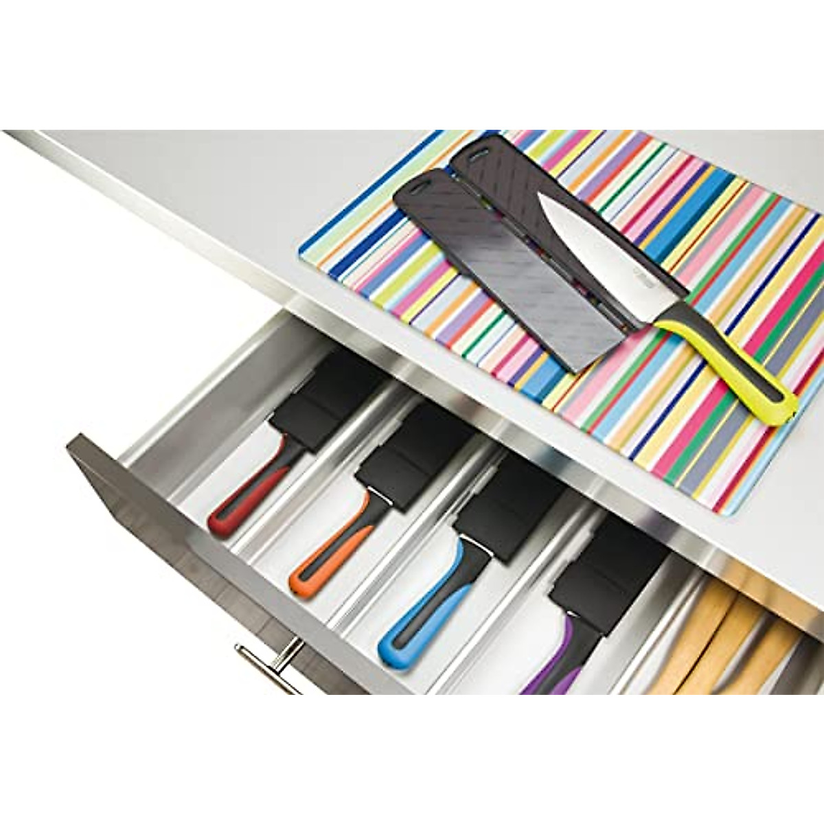 Bisbell Universal Blade Guard, Large, Durable Polypropylene Hard Case, Full Magnetic Lining, Secure Storage Sheath Keeps Knives Sharp, Fits 1 Knife Up-to 9-1/4 inches