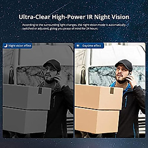 JWMGKJ Video Doorbell Camera, Wireless Doorbelll Camera WiFi with Chime, 1080P, 2-Way Audio, Night Vision, Motion Detection, IP65 Waterproof (Black)