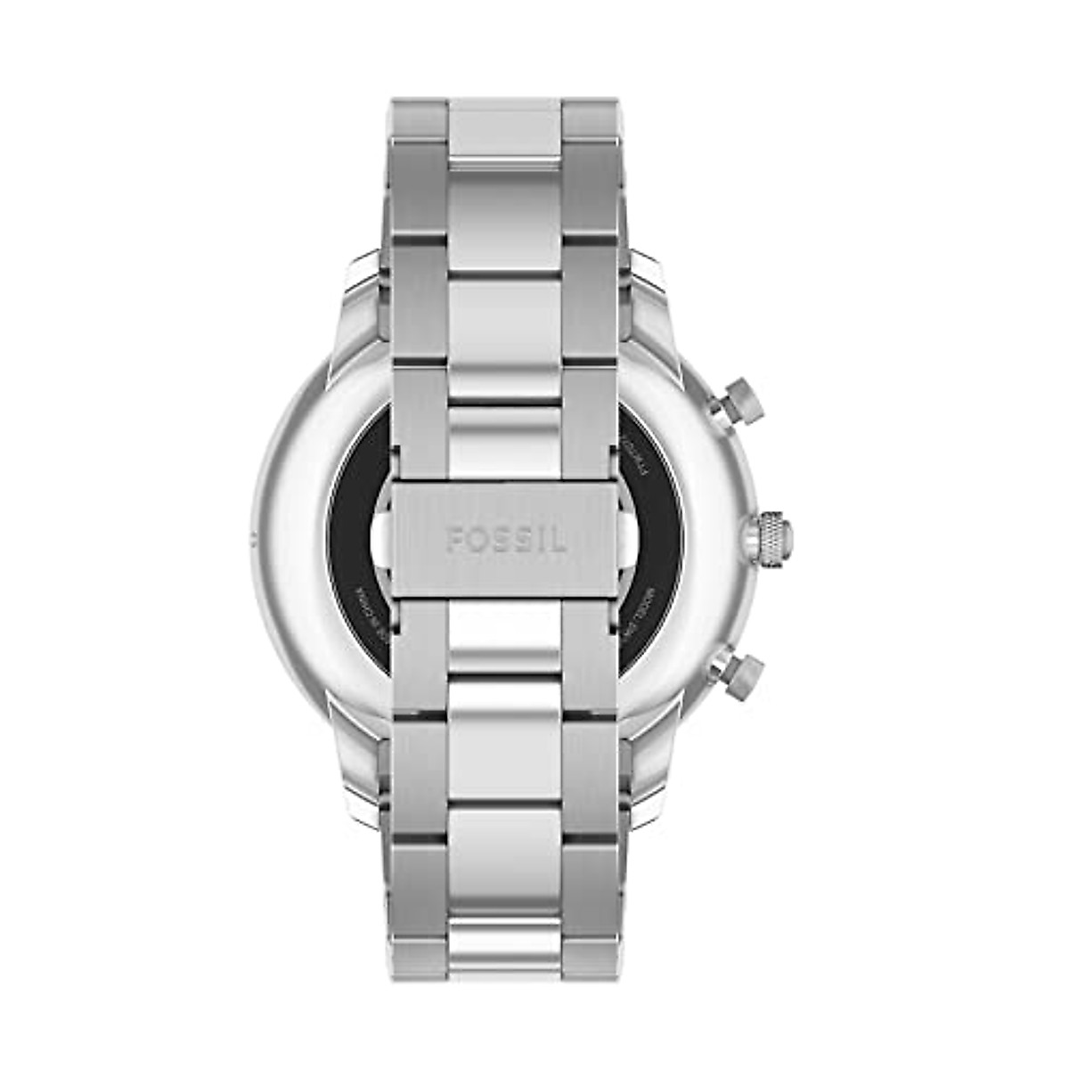 Fossil Neutra Gen 6 Hybrid 44mm Stainless Steel Smart Watch, Color: Silver (Model: FTW7072)