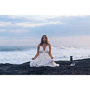 ZATNY Travel Chakra Crystals and Healing Stones Collection - 7 Chakra Set Tumbled Stones, Chakra Pendulum, Interchangeable Cage Necklace, Reference Card, Portable Case, Ebook