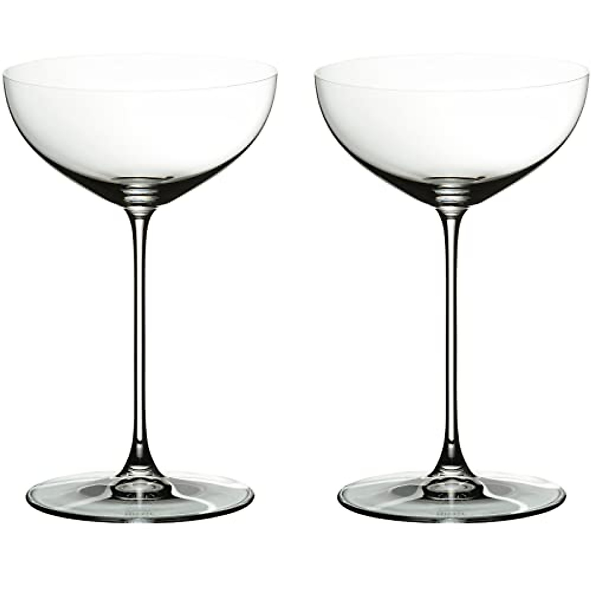 Riedel Veritas Moscato/Coupe/Martini Glass (2-Pack) Bundle with Wine Pourer Bundle (2 Items)