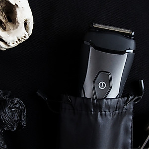 URBANER Rechargeable Electric Razor for Men, Waterproof, Cordless, Professional Beard Trimmer, Safe Grooming Blade, Wet and Dry Foil Shaver, Grey, MB-343