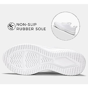 K KIP WOK Walking Shoes Women Fashion Rainbow Sneakers Tennis Shoes Lightweight Travel Artistic Leopard (White2,7B(M) US)