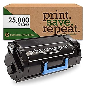 Print.Save.Repeat. Dell 2TTWC High Yield Remanufactured Toner Cartridge for B5460, B5465 Laser Printer [25,000 Pages]