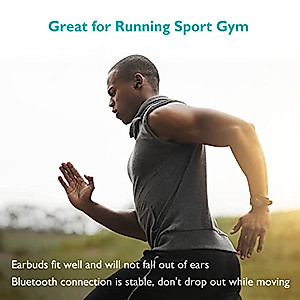 Holiper Bluetooth Earbuds with 4 Mic, Wireless Headphones with ENC Noise Cancelling, in Ear Bluetooth Earphones, Cordless Ear Buds IPX5 Waterproof Touch Control, Black