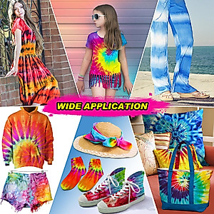 PATIFEED Tie Dye Kit for Kids and Adults, 32 Colours 80ML Bottles Tye Dye Kits, Tyedyedye Kit Gifts for Girls and Boys Large Groups Activities Handmade Party
