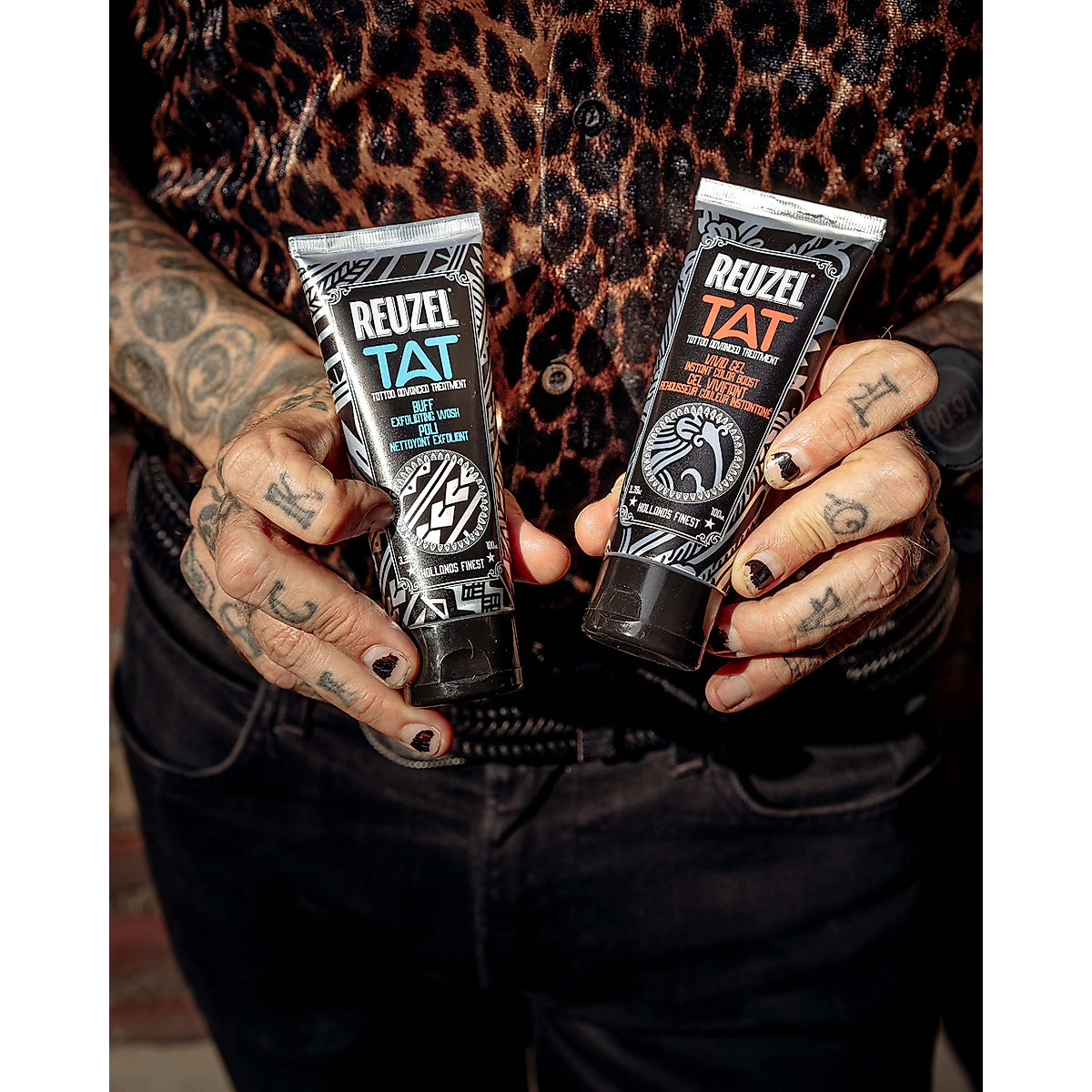 REUZEL Vivid Gel, Color Enhancement Revives Tattoos, Moisturizes, Soothes, Vegan Formula and Natural Ingredients, Petroleum Free, 3.38 oz