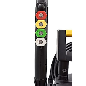 Stanley SHP2150 Portable Electric Pressure Washer, 2150 PSI, 1.4 GPM, 13 AMP, with Metal Lance, Foam Cannon, M22 Trigger Gun, 25' Hose, Quick Connect Nozzles