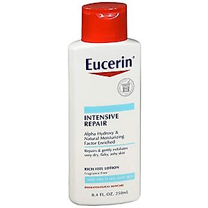 Eucerin Intensive Repair Lotion 8.4 oz (Pack of 2)