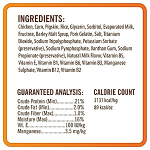 NutriChomps Dog Chews, 6-inch Braids, Easy to Digest, Long Lasting, Rawhide-Free Dog Treats, Healthy, 4 Count, Real Milk flavor